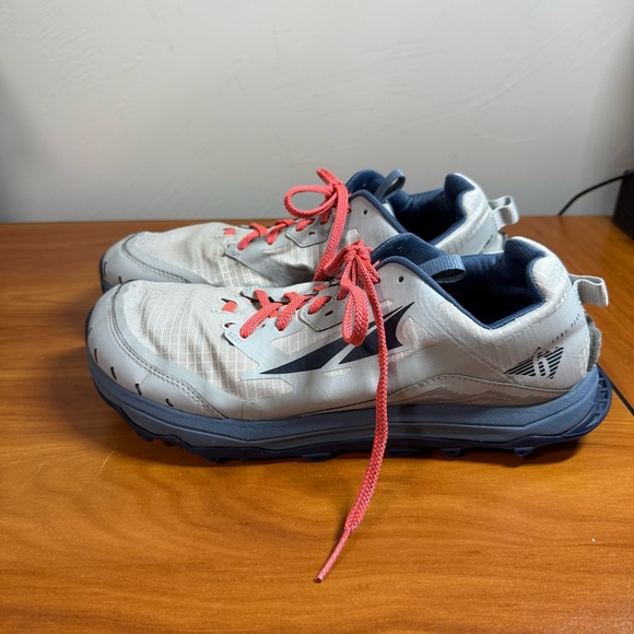Altra Men's Lone Peak 6 Trail Running Shoe Wide Toe Box Blue Salmon M10